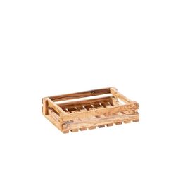 APS Table Caddy -OLIVE- in Braun, Ma&szlig;e: 25 x 18 x 6 cm | Gr.: onesize