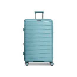 Franky London 4 Rollen Trolley L 74 cm mit Dehnfalte in mint green | Gr.: onesize