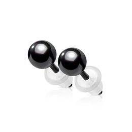 BUNGSA Ohrstecker in Schwarz | Gr.: onesize