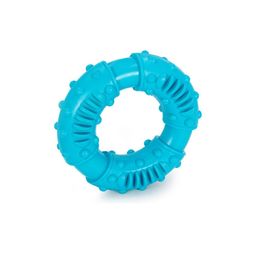 Intirilife Hunde Kauspielzeug 12,5 cm Kauring in Blau | Gr.: onesize