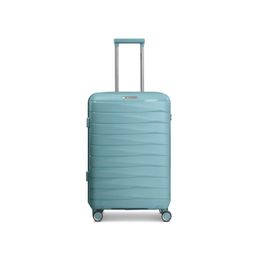 Franky London 4 Rollen Trolley M 65 cm mit Dehnfalte in mint green | Gr.: onesize