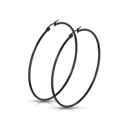 BUNGSA Ohrstecker in Schwarz | Gr.: onesize