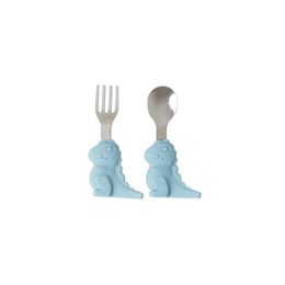 Rice 2tlg. Kinderbesteck-Set in Hellblau - (L)19 cm | Gr.: onesize
