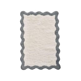 Beliani Badematte NANGAL in Beige/Grau - (W) 60 x (L) 90 cm | Gr.: onesize