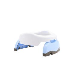 Potette Töpfchen 2in1: Toilettensitz & Potty zum Reisen 15M+ in Blau | Gr.: onesize