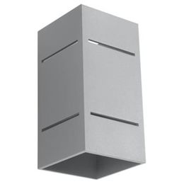 Nice Lamps Wandleuchte TORRE Grau (L)10cm (B)12cm (H)20cm | Gr.: onesize
