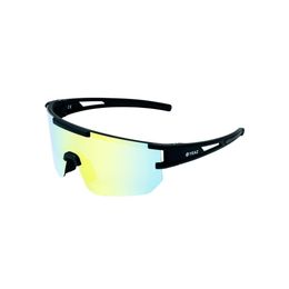 YEAZ Unisex-Sportbrille "Sunspark" in Schwarz/ Gelb | Gr.: onesize