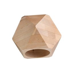 Nice Lamps Wandleuchte VIGE in Natur Holz (L)12cm (B)14cm (H)12cm | Gr.: onesize