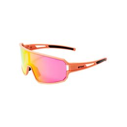 YEAZ Unisex-Sportbrille "Sunwave" in Schwarz/ Silber | Gr.: onesize