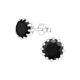 BUNGSA Ohrstecker in Schwarz | Gr.: onesize