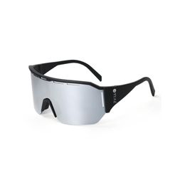 YEAZ SUNVIBE Sport-Sonnenbrille Black/Silver in schwarz / silber | Gr.: onesize