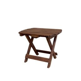 Chic Antique Faltbarer Beistelltisch aus Holz aus Gartentisch in natur | Gr.: onesize