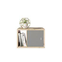 Phoenix Group AG Fortuna - SET Beistelltisch / Nachtisch, inkl. T&uuml;reinsatz, artisan eiche, B/H/T: 58x39,2x34cm | Gr.: onesize