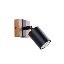 Nice Lamps Wandleuchte SINOPE 1 Schwarz H 35 | Gr.: onesize