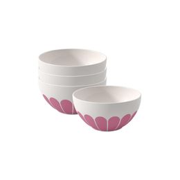 Villeroy & Boch Villeroy & Boch 4er Set Müslischalen Fleur Couleur ø 14,1 cm in Cassis | Gr.: onesize