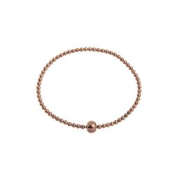 SILBERKETTEN-STORE 925 Silber Armband "Elastic Elements" rosévergoldet | Gr.: onesize