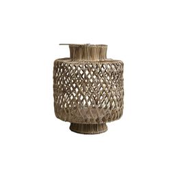 Chic Antique Rattan Laterne geflochten in natur | Gr.: onesize