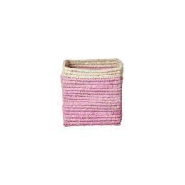 Rice Aufbewahrungskorb in Rosa - (B)20 x (H)20 x (T)20 cm | Gr.: onesize