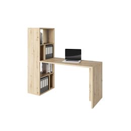 Phoenix Group AG Fortuna - SET , Regal mit 6 F&auml;chern inkl. Schreibtischanbau, artisan eiche, B/H/T: 58x146,6x34cm | Gr.: onesize