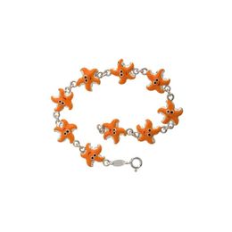 SILBERKETTEN-STORE 925 Silber Armband "Seesterne" | Gr.: 17