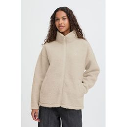 oxmo Fleecejacke OXTovine in Beige | Gr.: S