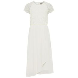 Kidsworld Jerseykleid in creme-wei&szlig; | Gr.: 104/110
