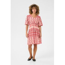 Cream Kleid CRTiah Feminine in Ethnic Geometric Pale | Gr.: 36