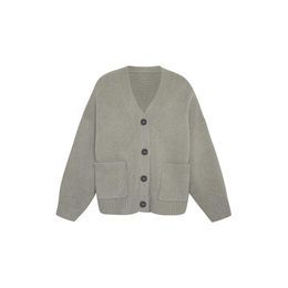 Style Republic Oversized Cardigan Kaschmir-Woll-Gemisch in Olive Melange | Gr.: XS