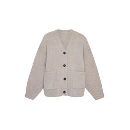 Style Republic Oversized Cardigan Kaschmir-Woll-Gemisch in Camel Melange | Gr.: M