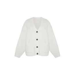Style Republic Oversized Cardigan Kaschmir-Woll-Gemisch in Champagne | Gr.: L