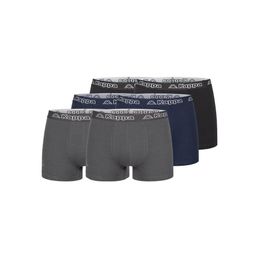 Kappa Boxershorts 6er Pack ,2x Schwarz/2xNavy/2xAnthrazit | Gr.: M