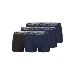 Kappa Boxershorts 6er Pack 3x Schwarz 3xNavy | Gr.: M