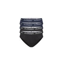 Kappa 4er Set Herren Slip in 2xSchwarz 2xNavy | Gr.: M