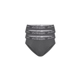 Kappa 3er Set Herren Slip in 3xAnthrazit | Gr.: XXL