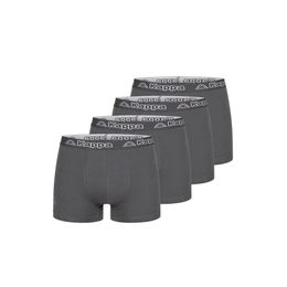 Kappa Boxershorts 4er Pack 4x Anthrazit | Gr.: L