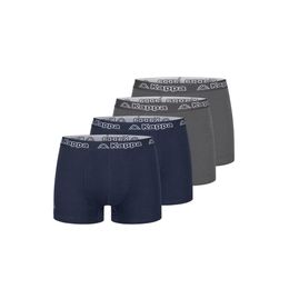 Kappa Boxershorts 4er Pack 2xAnthrazit 2xNavy | Gr.: L