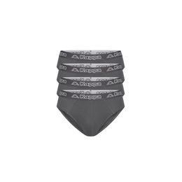 Kappa 4er Set Herren Slip in 4xAnthrazit | Gr.: M