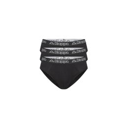 Kappa 3er Set Herren Slip in 3xSchwarz | Gr.: XL