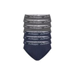 Kappa 6er Set Herren Slip in 3xNavy 3xAnthrazit | Gr.: M