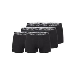 Kappa Boxershorts 6er Pack 6x Schwarz | Gr.: XL