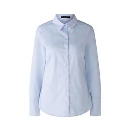 Oui Hemdbluse aus Baumwollmischung in Light Blue | Gr.: 40