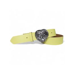 Fronhofer Damen Lederg&uuml;rtel Strass in Lemon | Gr.: 95 cm
