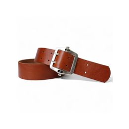 Fronhofer Herren Lederg&uuml;rtel Doppelschnalle in Cognac | Gr.: 105 cm