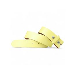 Fronhofer Lederg&uuml;rtel Wechselg&uuml;rtel in Lemon | Gr.: 105 cm