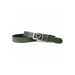 Fronhofer Lederg&uuml;rtel in Khaki | Gr.: 90 cm