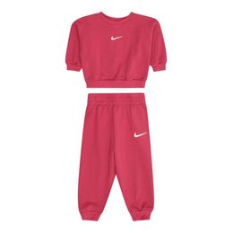 Nike Sportswear Jogginganzug 'ESSENTIAL' Jungen Gr&ouml;&szlig;e 86/92 himbeer / wei&szlig;