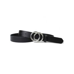 Fronhofer Lederg&uuml;rtel in Schwarz | Gr.: 110 cm