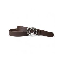 Fronhofer Lederg&uuml;rtel in Dunkelbraun | Gr.: 105 cm
