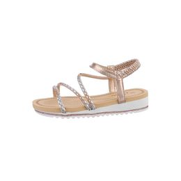 Ital-Design Sandale & Sandalette in Champagner | Gr.: 42