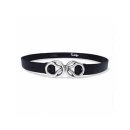 Fronhofer Tailleng&uuml;rtel Leder in Schwarz | Gr.: 95 cm